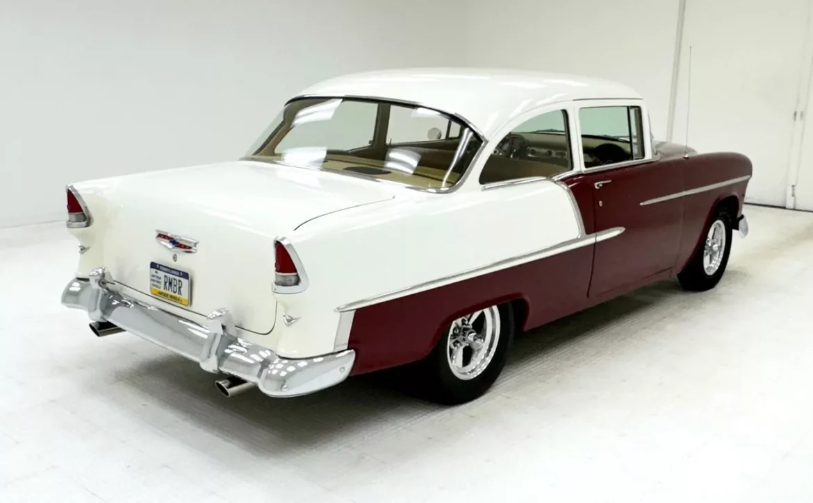 1955 Chevrolet Bel Air 150 210 2-Door Sedan 406 V8 Hardtop – Muscle Cars Weekly