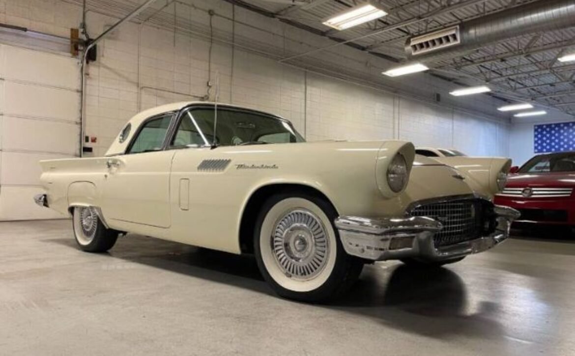 1957 Ford Thunderbird 312 engine automatic transmission – Muscle Cars ...