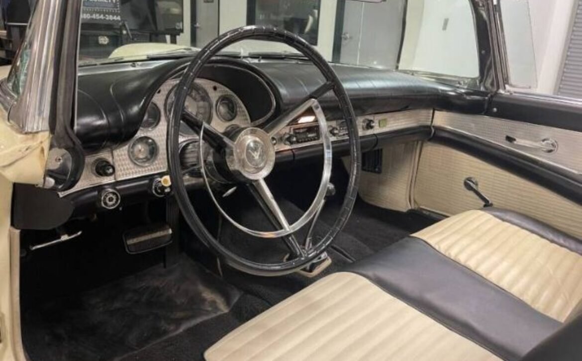 1957 Ford Thunderbird 312 engine automatic transmission – Muscle Cars ...