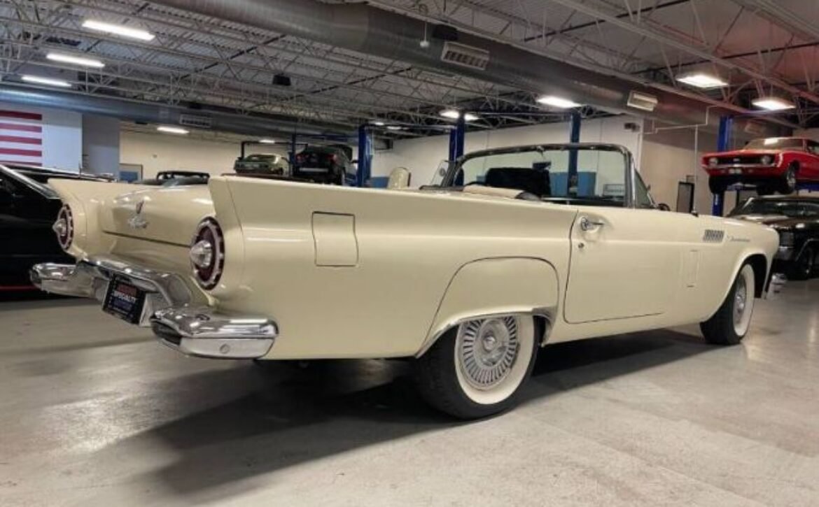 1957 Ford Thunderbird 312 engine automatic transmission – Muscle Cars ...