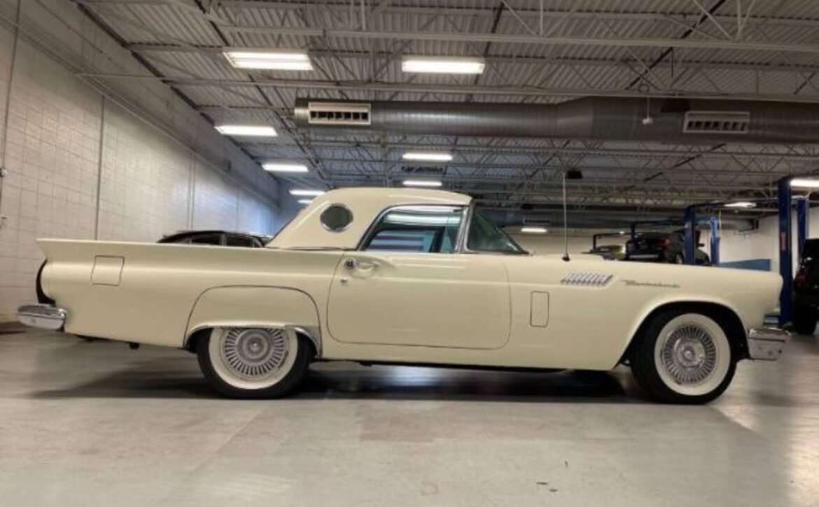 1957 Ford Thunderbird 312 engine automatic transmission – Muscle Cars ...