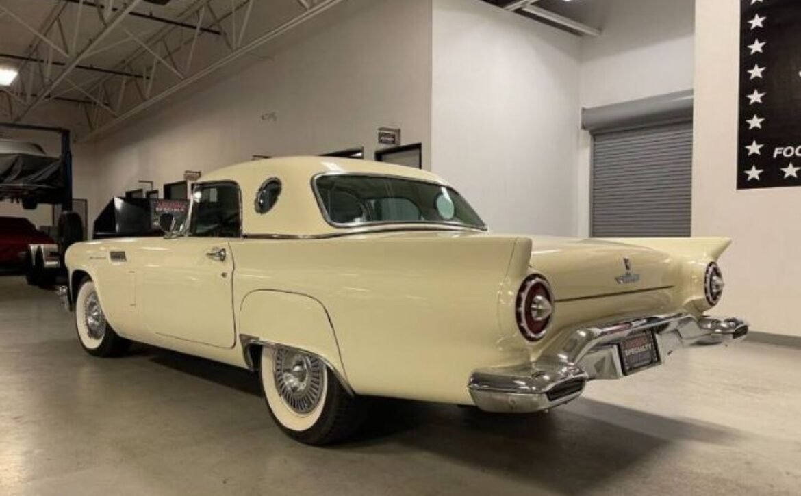 1957 Ford Thunderbird 312 engine automatic transmission – Muscle Cars ...