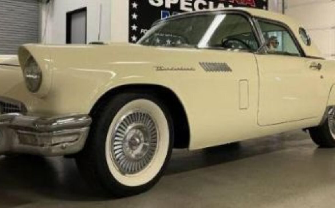 1957 Ford Thunderbird 312 engine automatic transmission – Muscle Cars ...